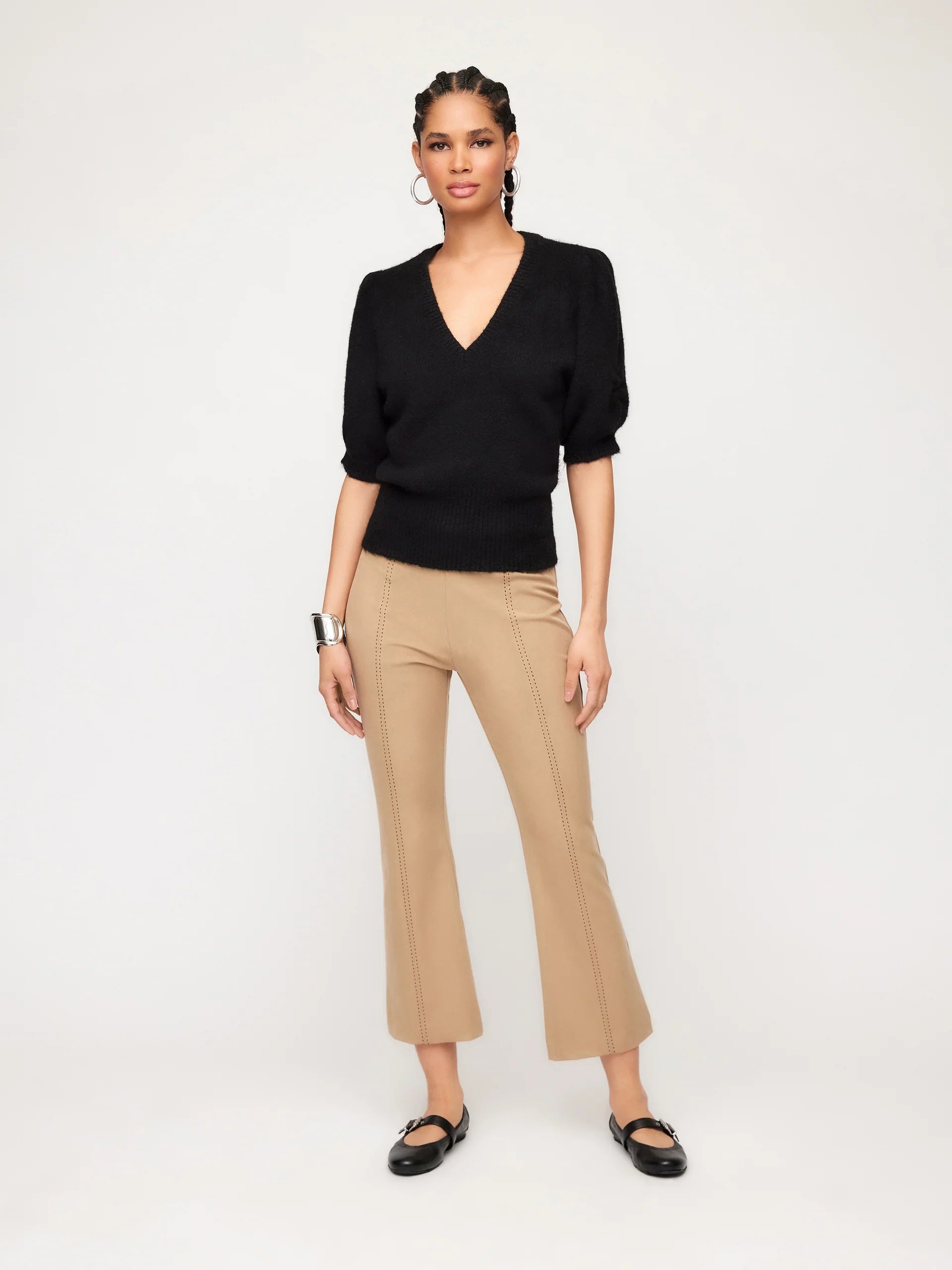 Camel Saddle Stitch Sigourney Pant – Fourteenth Boutique