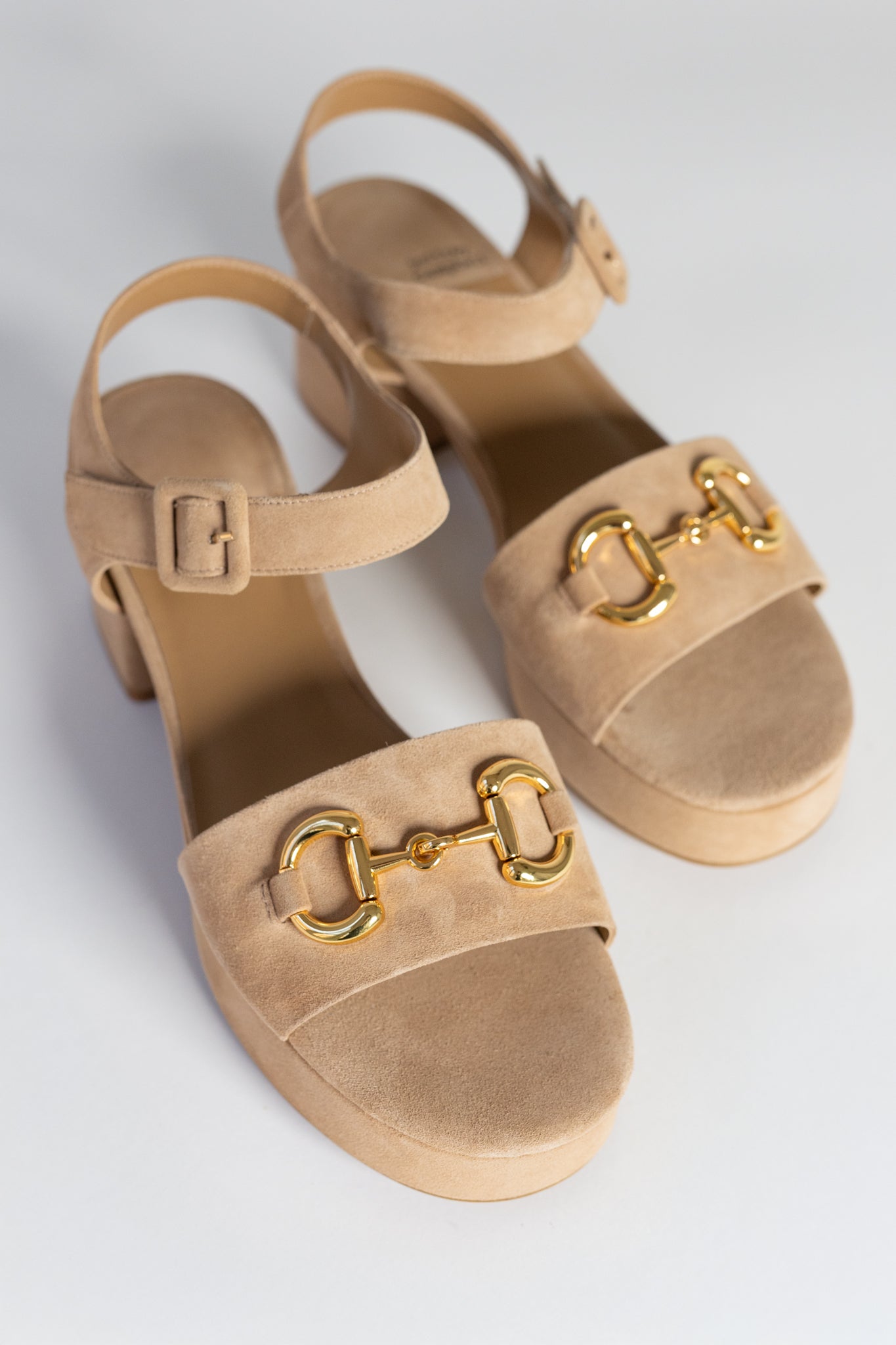 Natural Suede Timeless Platform Sandal – Fourteenth Boutique